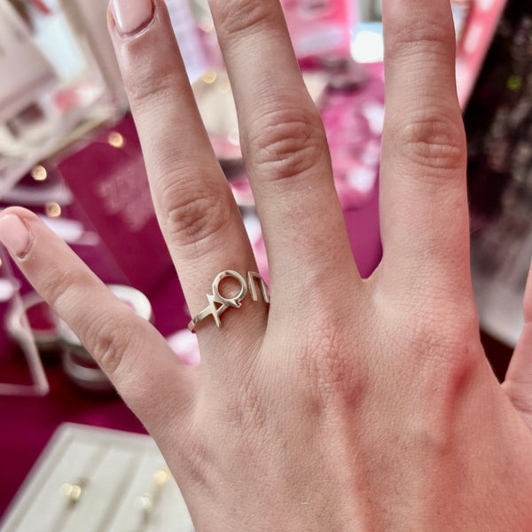 Beautiful Alpha Omicron Pi Ring | Perfect Sorority Gift