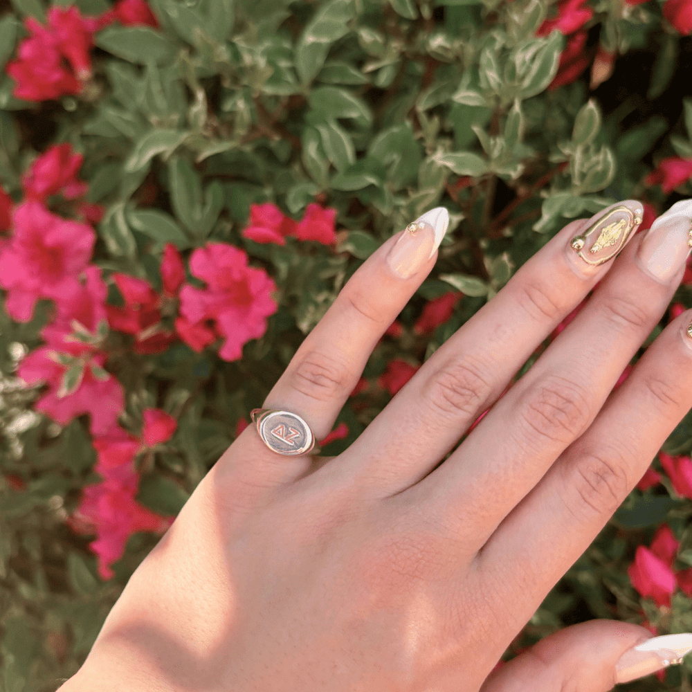 Design Your Delta Zeta Ring | Personalized Sorority Jewelry