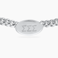 Personalized Tri Sigma Necklace | .925 Sterling Silver