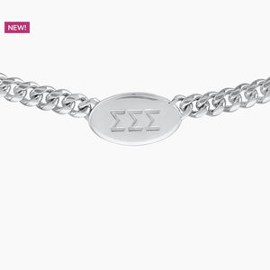 Personalized Tri Sigma Necklace | mazi + zo sorority jewelry